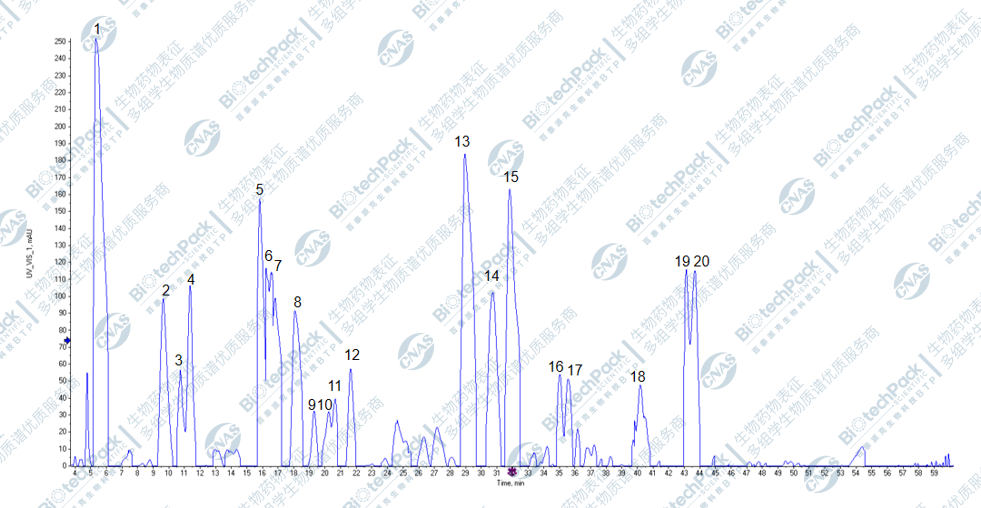 肽图分析_生物制品肽图分析_生物制品HPLC肽图分析